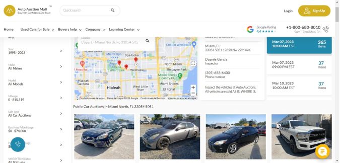 Subastas de carros en Miami: autos usados en venta en Florida - Siempre ...