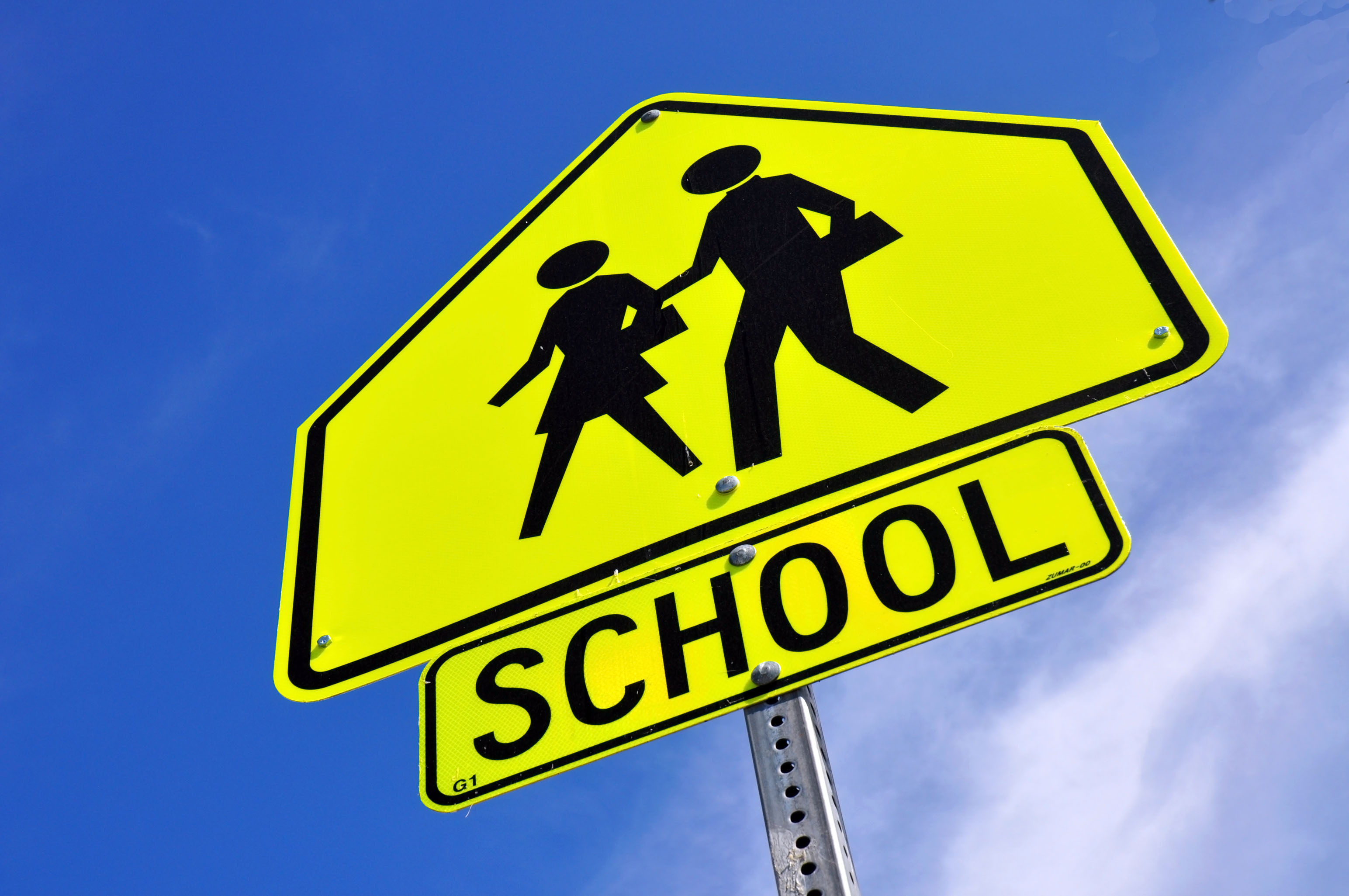 School crossing sign: cuál es la diferencia entre paso de peatones y ...