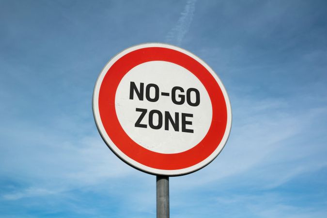 Qué significa No Zone y por qué no debes manejar por ahí - Siempre Auto