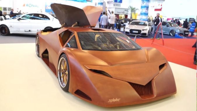 Esculturas sobre ruedas: autos hechos de madera - Siempre Auto