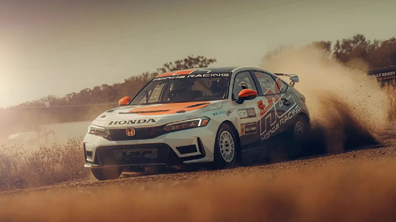 Honda presenta el Civic Type R HRC Rally XP, listo para el barro y la ...