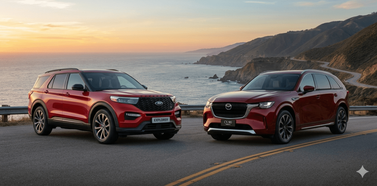 Mazda Cx90 Vs Ford Explorer